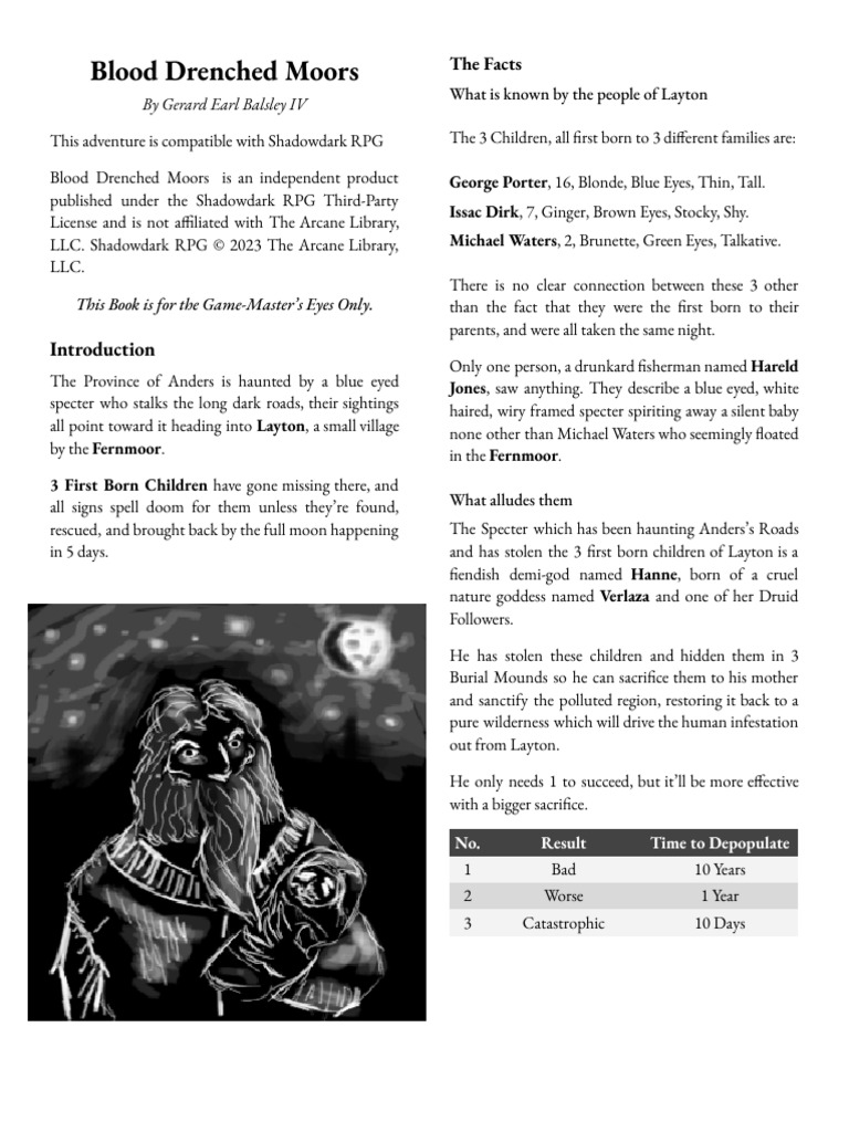 Blood Drenched Moors | PDF