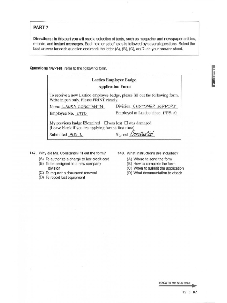 Sách ETS 1000 RC (2019) .P7.TEST3 | PDF