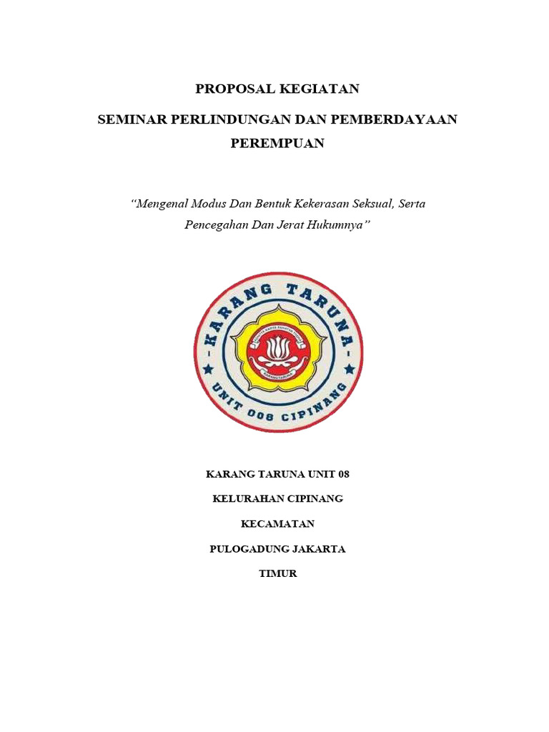 Proposal Kegiatan Katar | PDF