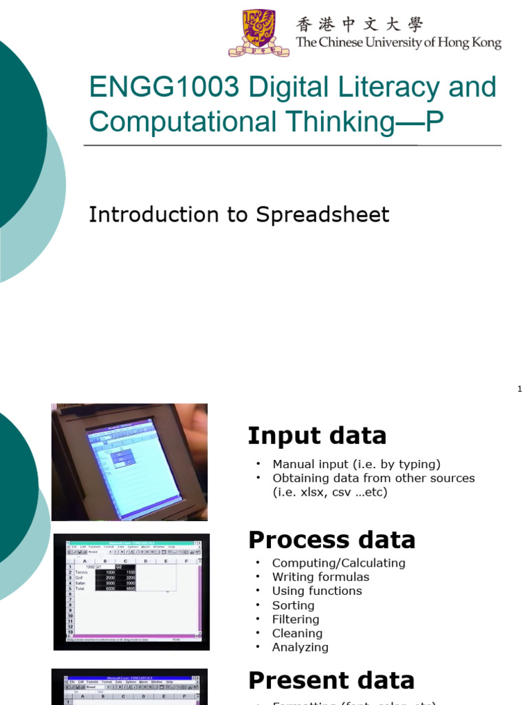 ENGG1003 02 SpreadsheetApplication | PDF