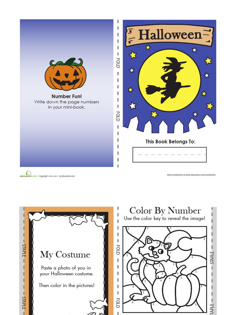 Halloween Mini Book | PDF | Halloween