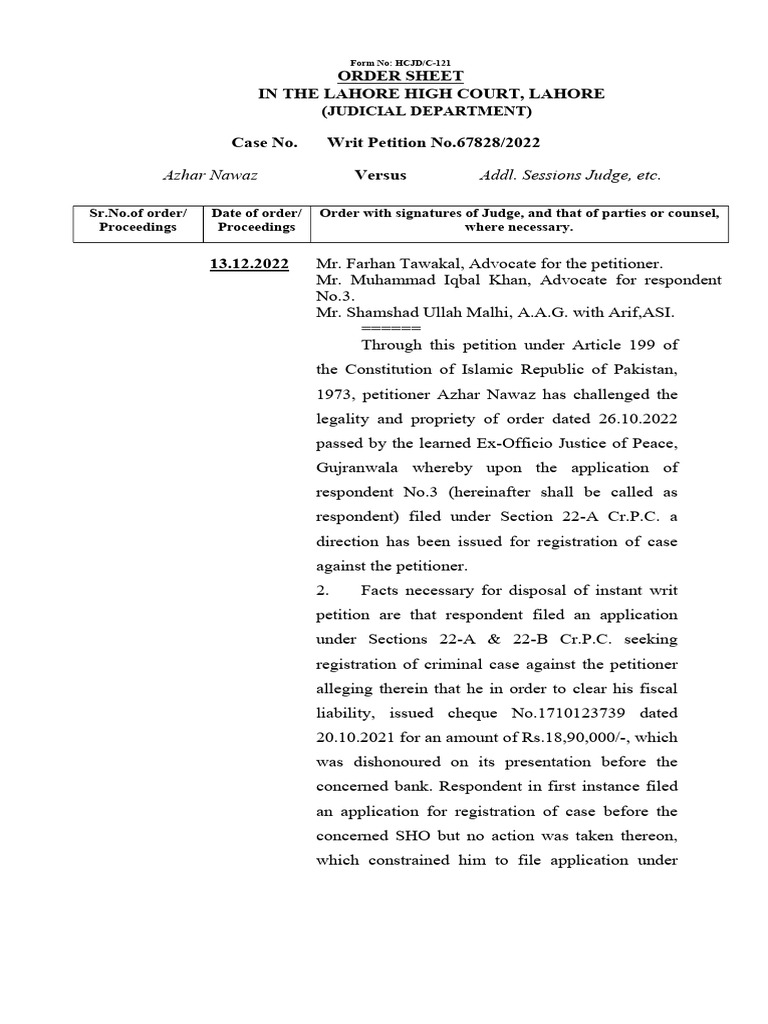 2022 LHC 9104 | PDF