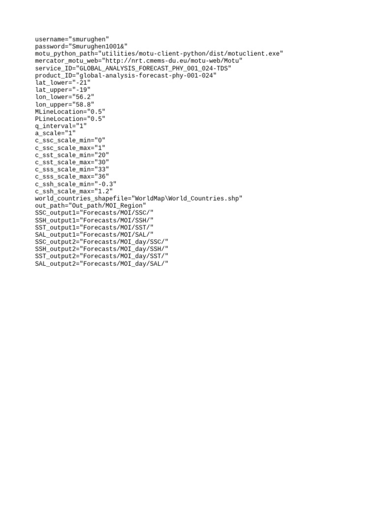 Config Parameters | PDF