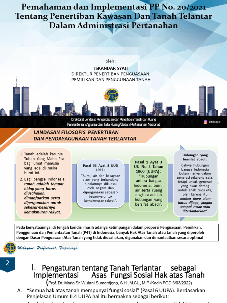 Penertiban Tanah Terlantar di Indonesia | PDF