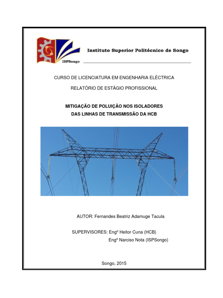 Mitigacao de Poluicao de Isoladores de Linhas de Transmissao | PDF