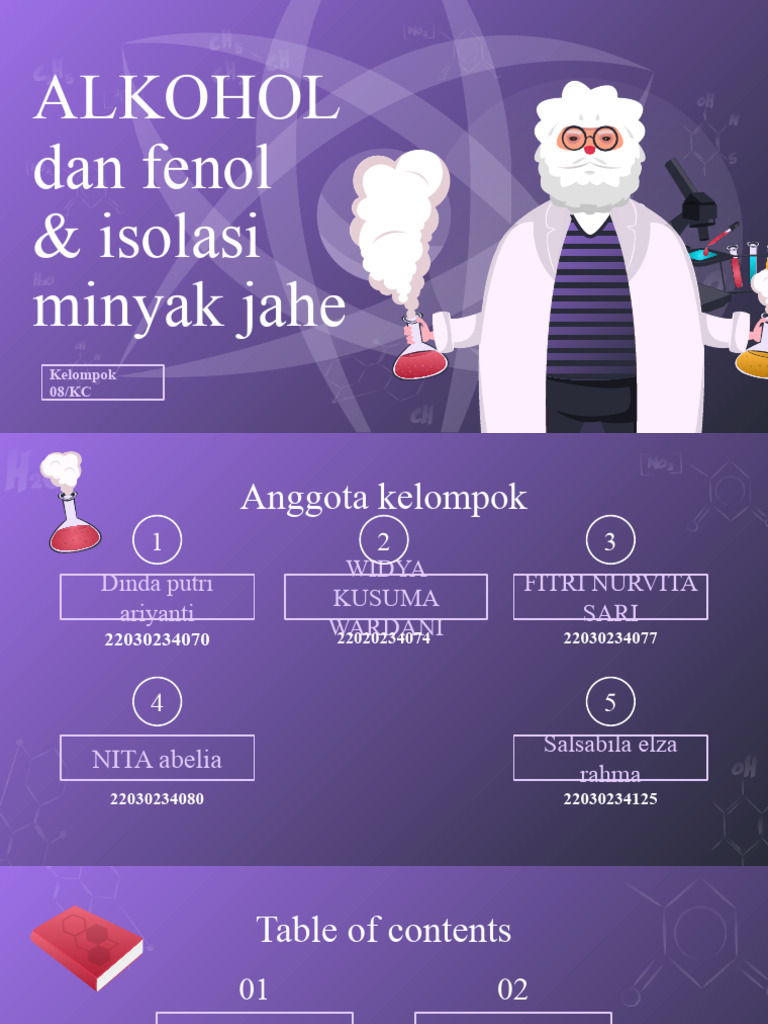 Alkohol Fenol & Isolasi Minyak Jahe | PDF