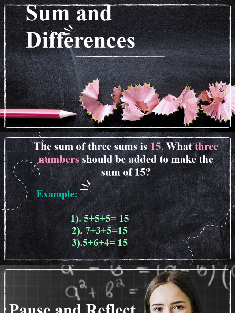 Sums and Differences | PDF | Home & Garden