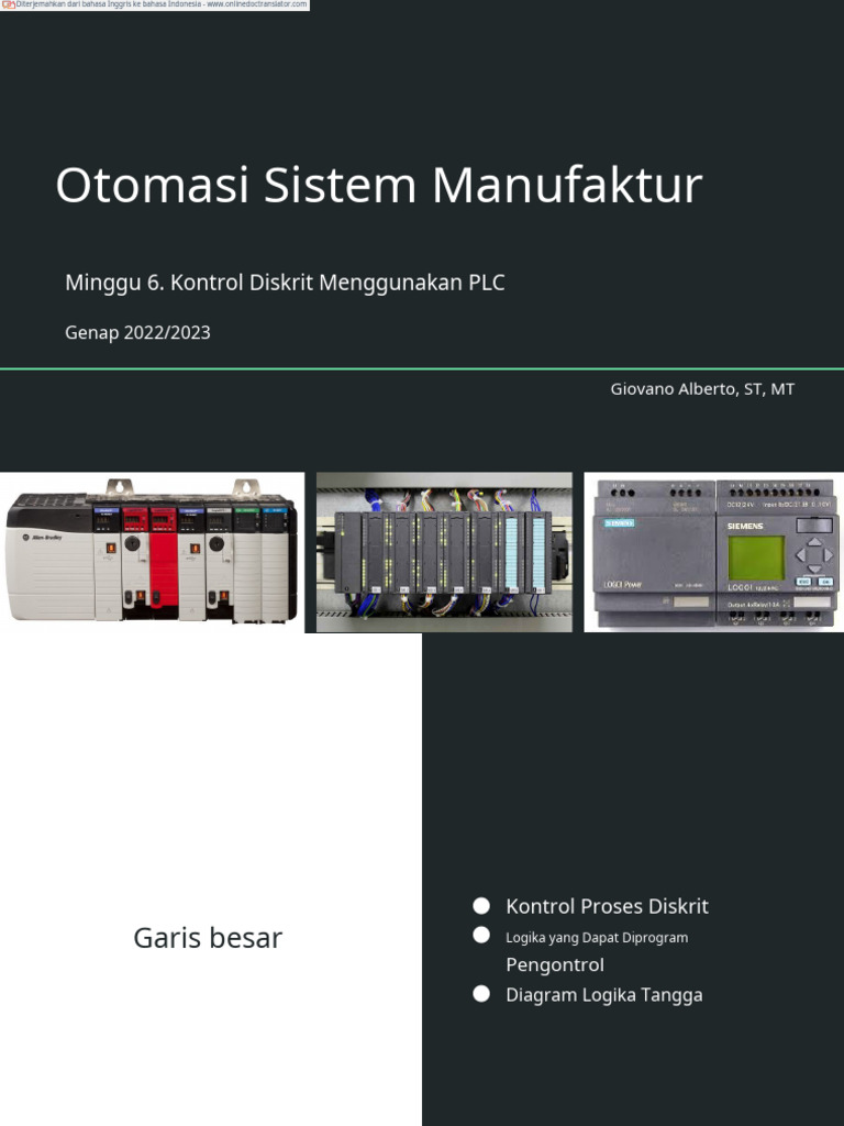Week 6 PLCs - Pptx.en - Id | PDF