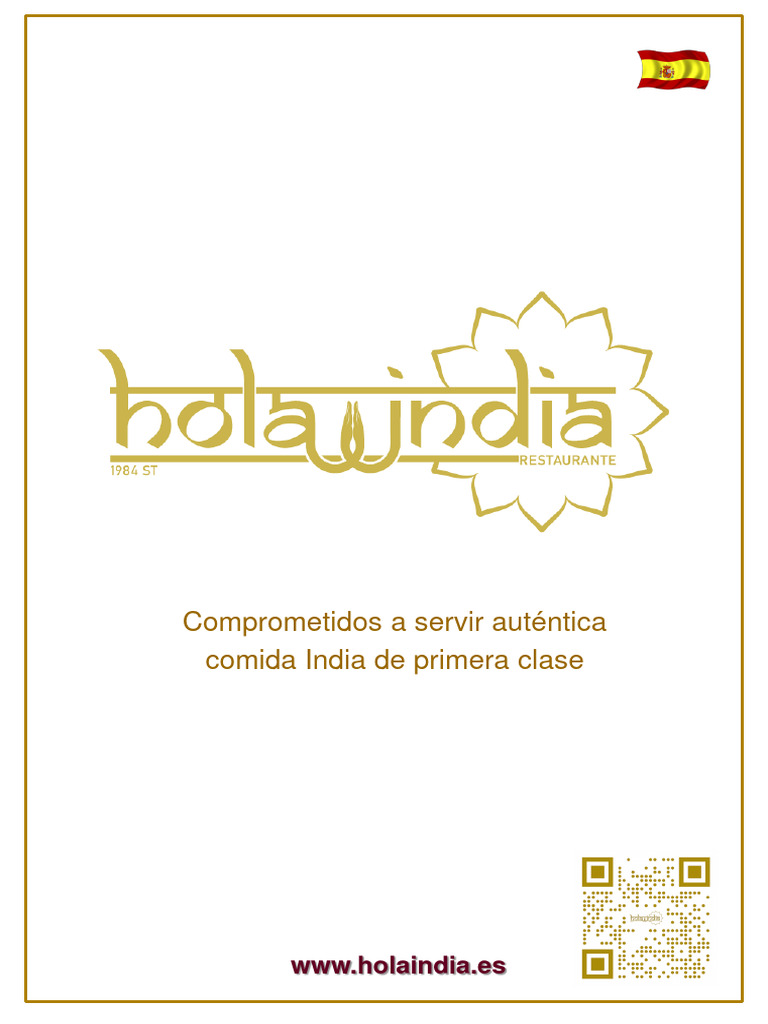 Carta Hola India.23 | PDF | Curry | Cilantro