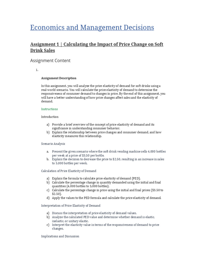 Sem I Assignments | PDF