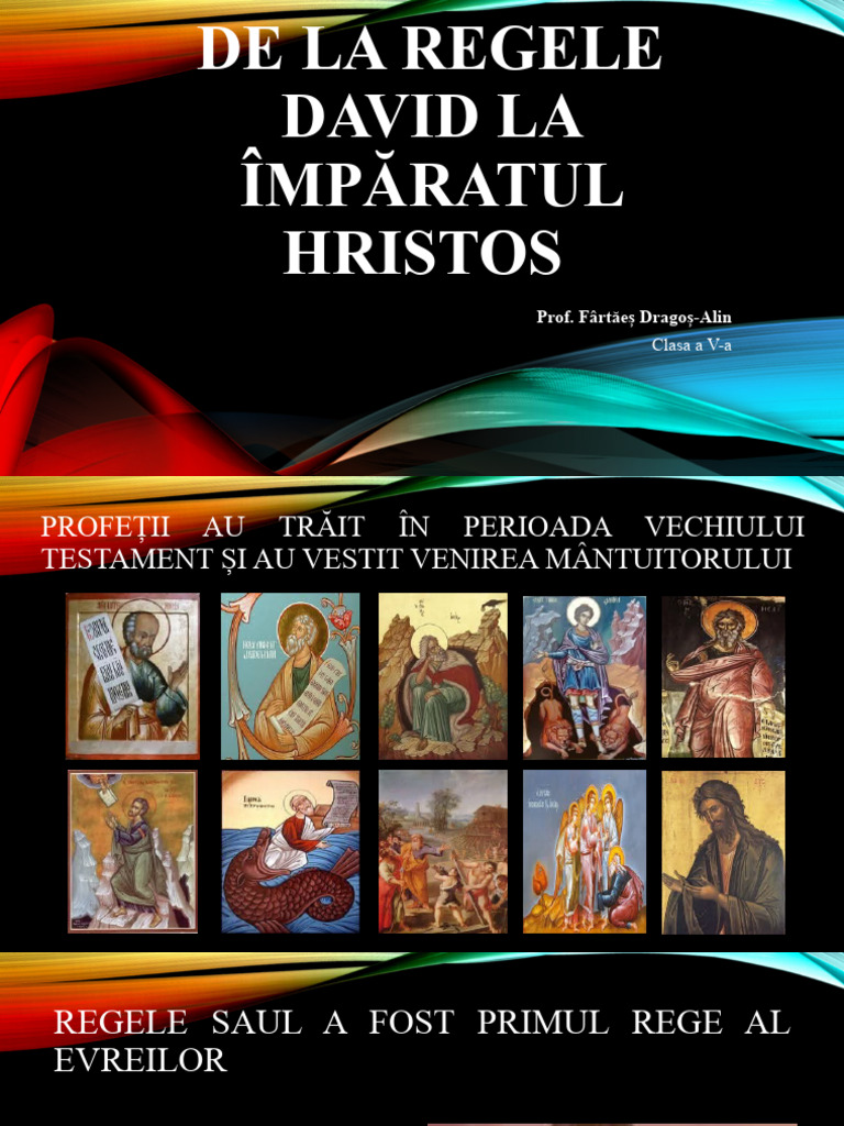 De La Regele David La Imparatul Hristos | PDF