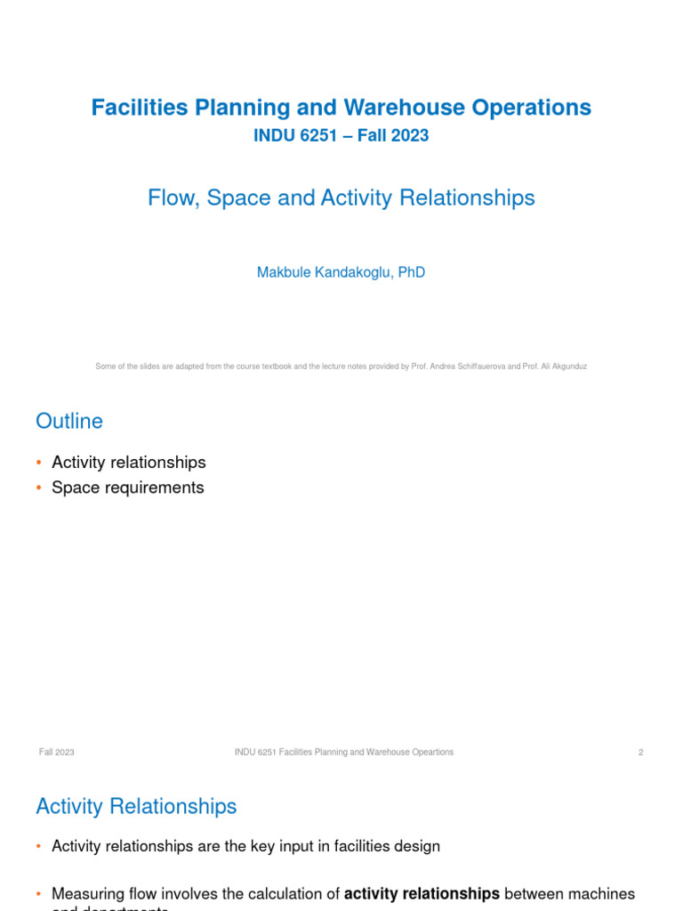 3 - Flow, Space and Activity Relationships III | PDF
