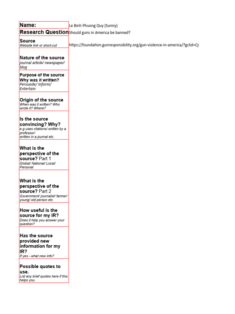 NOPC - Evaluating Sources | PDF