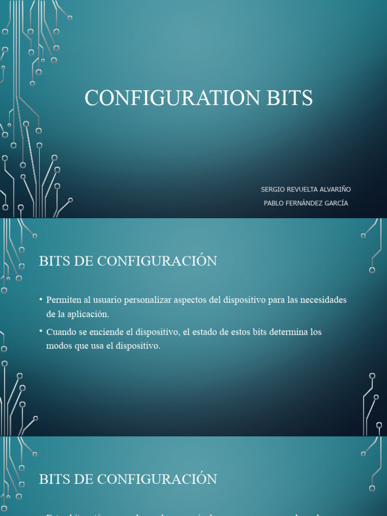 Configuration Bits | PDF | Informática