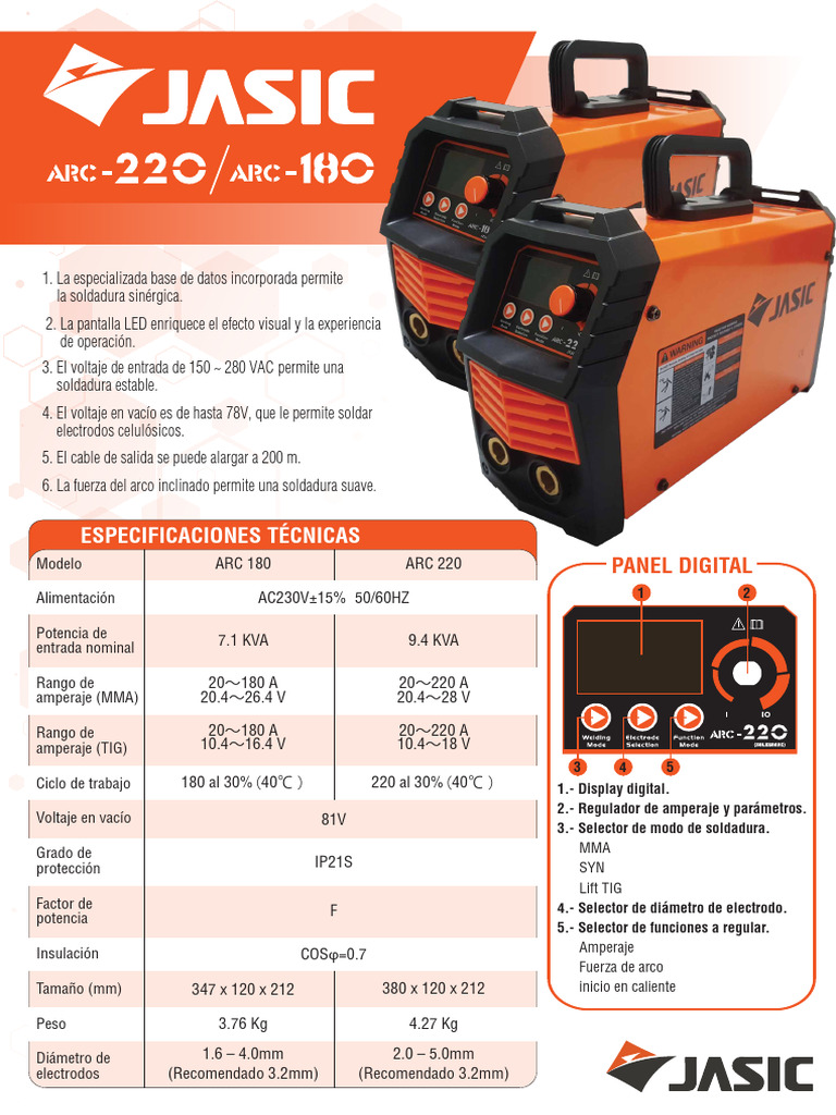jasic | PDF | Soldadura | Construcción