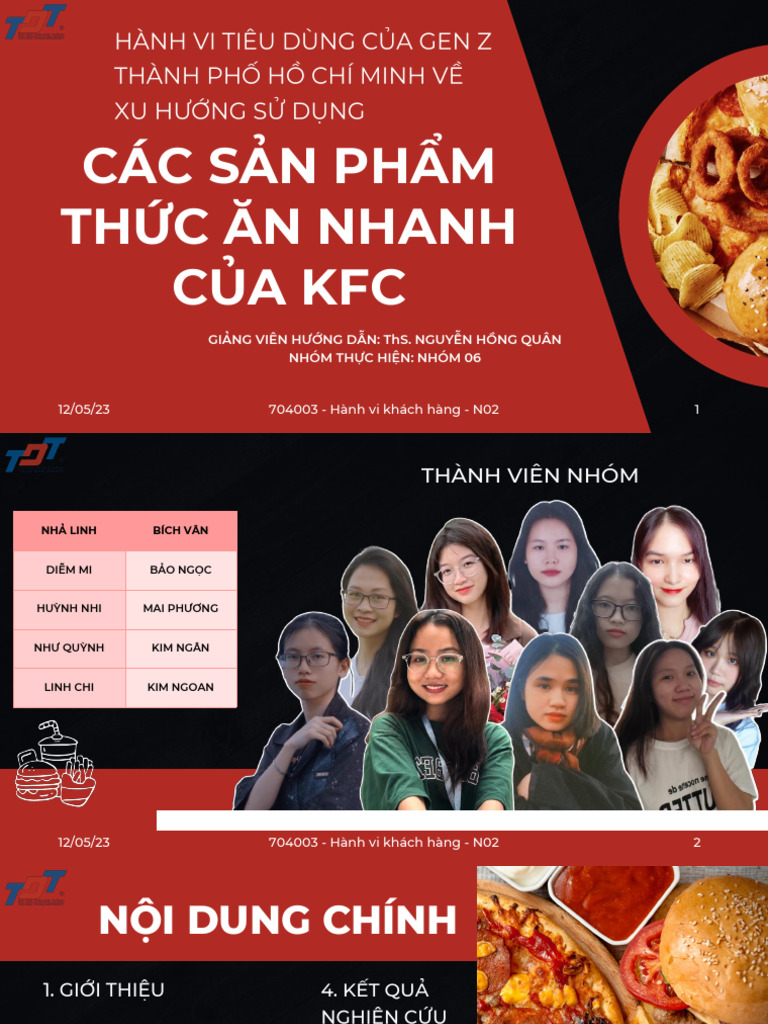 N02-Nhom06-Present-Xu Huong Su Dung KFC | PDF