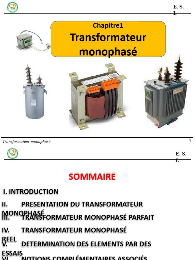 Transformateur monophasé_2 | PDF
