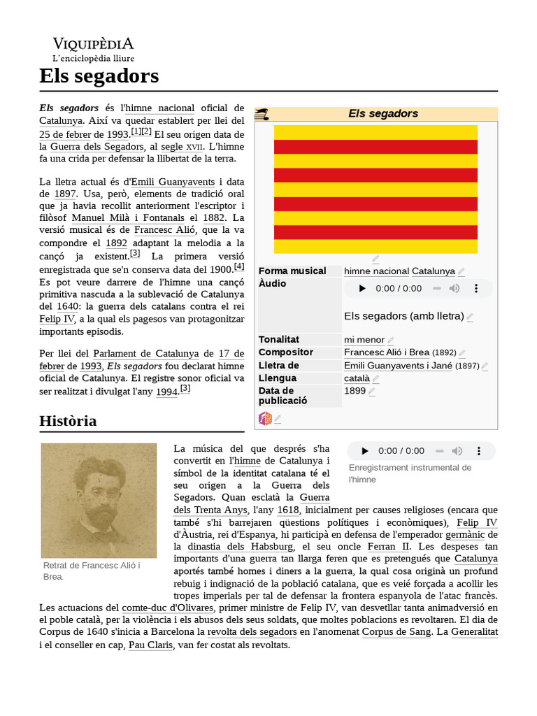 Els Segadors | PDF