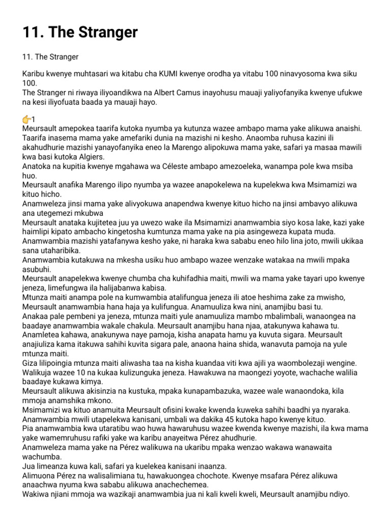 The Stranger | PDF