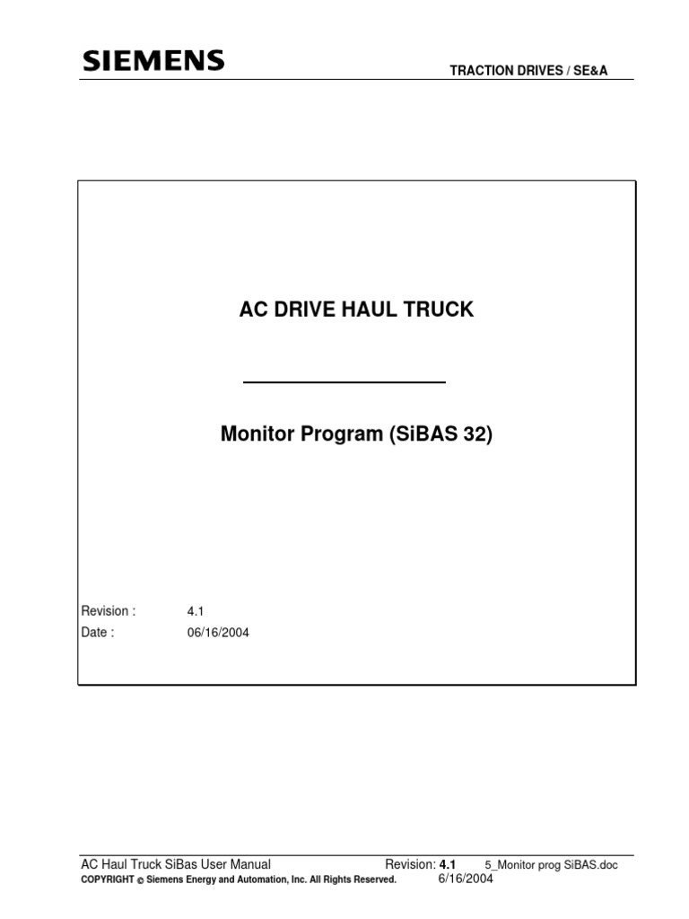 5A - Monitor Prog SiBAS | PDF