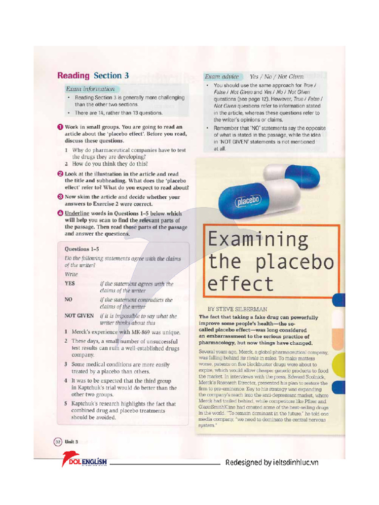 Yes No Not Given Practice | PDF