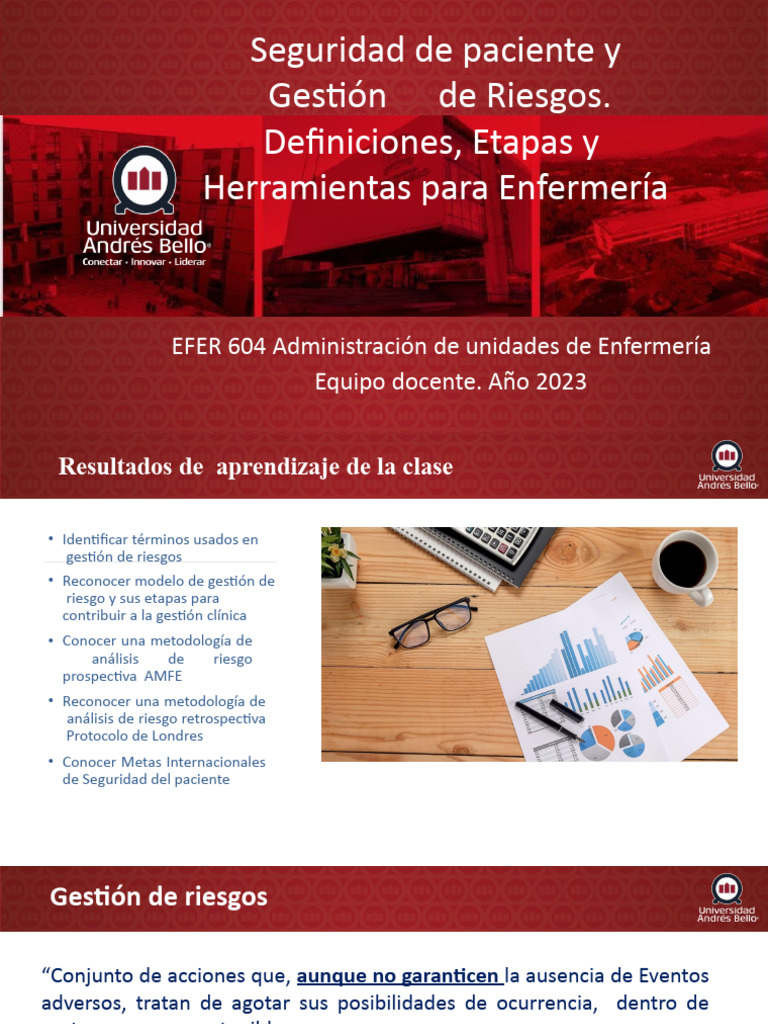 Clase Gestión Riesgo EFER 604 2023 | PDF | Negocios | Finanzas y dinero
