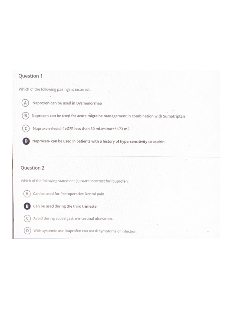 2nd 50 Medications Quiz - Fall2022-1 | PDF