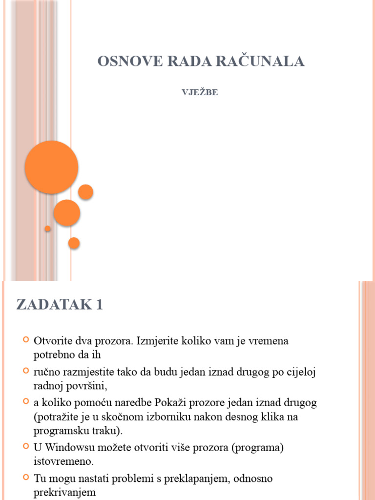 Osnove Vjezbe | PDF