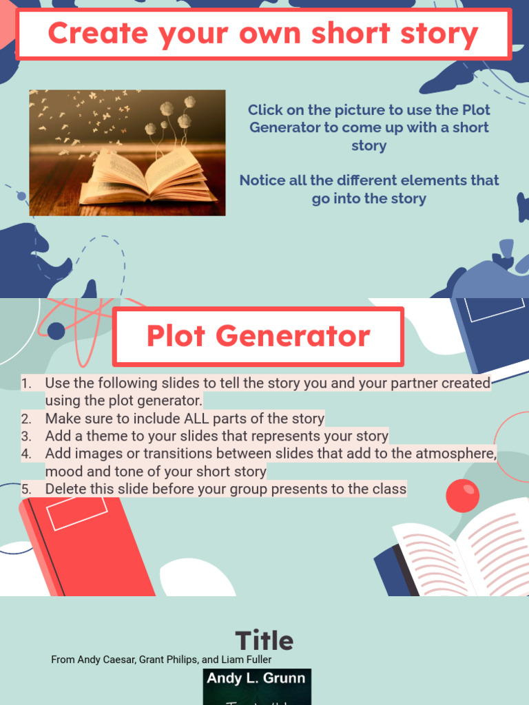 Create Your Own Short Story PDF