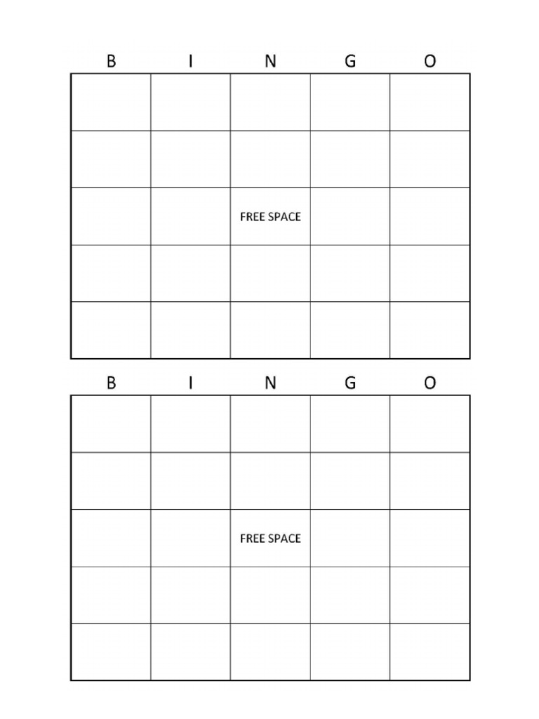 Blank Bingo | PDF