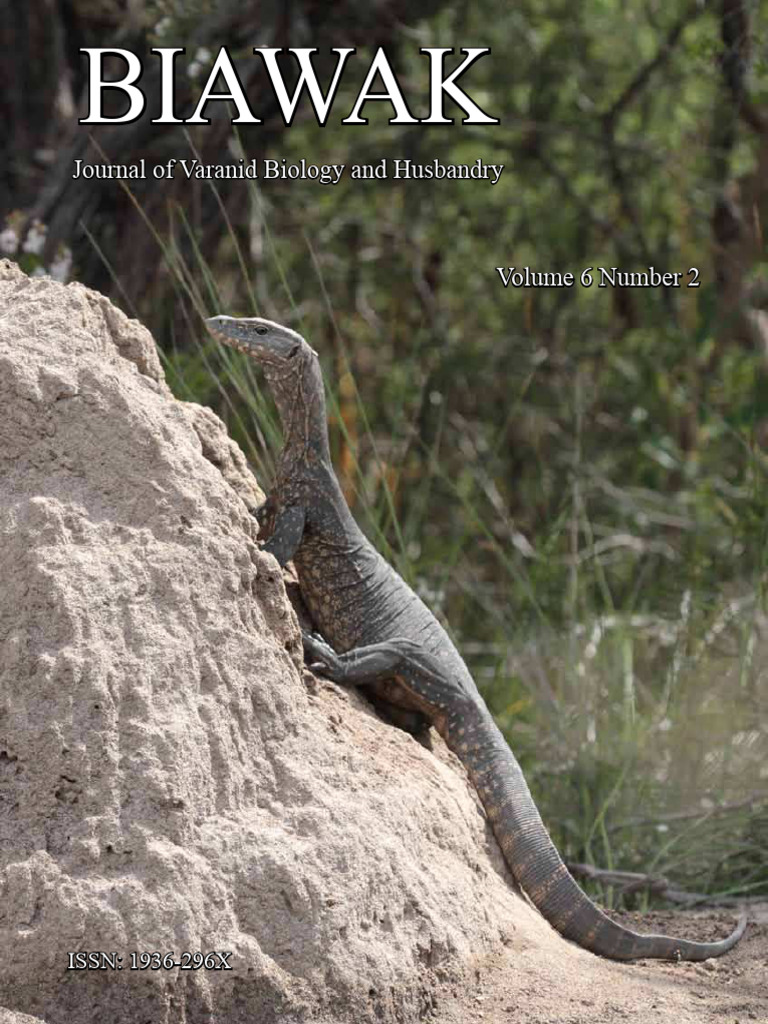 BIAWAK Journal of Varanid Biology and Hu | PDF | Komodo Dragon | Predators