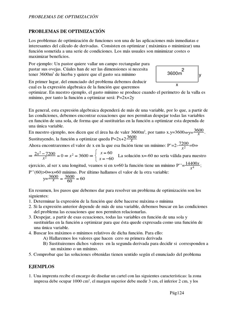 Problemas de Optimización Matemática | PDF | Optimización Matemática | Triángulo