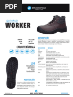 Ficha Técnica Bota Riverline GRS | PDF | Textiles | Calzado