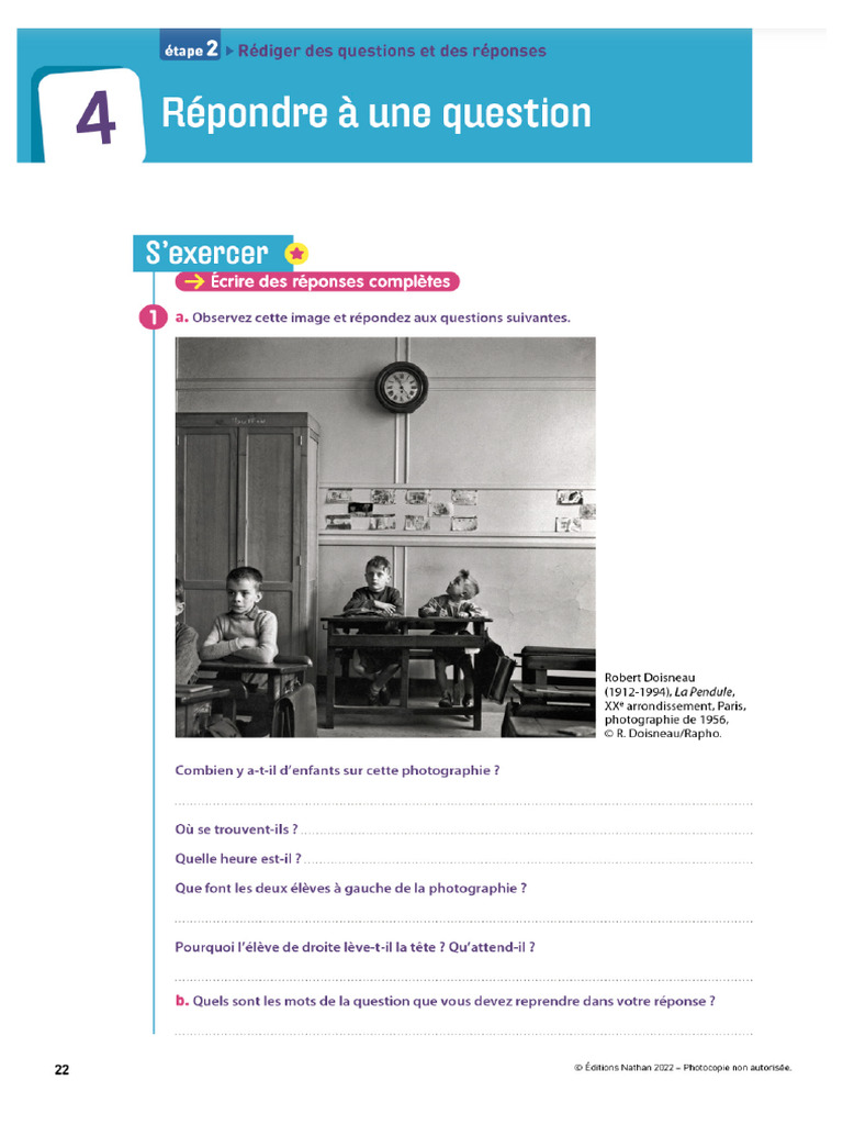 Répondre À Une Question | PDF