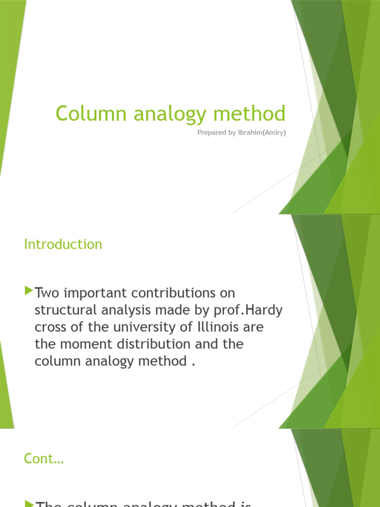 Column Analogy Method | PDF