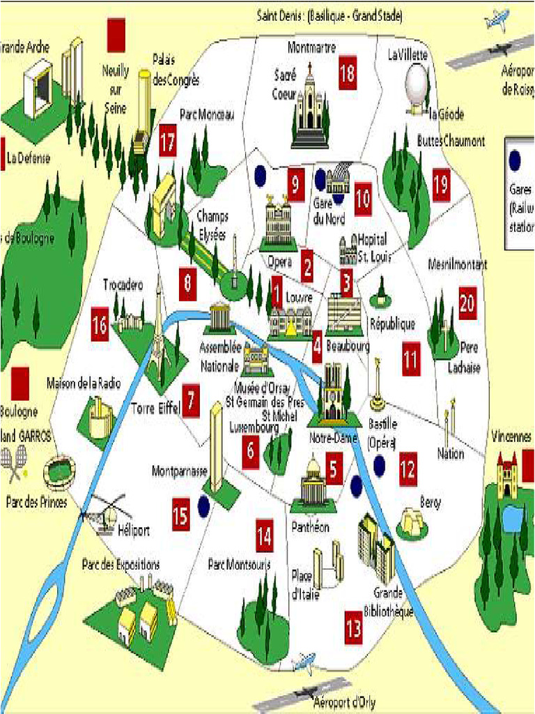 Mapa Turistico Paris | PDF