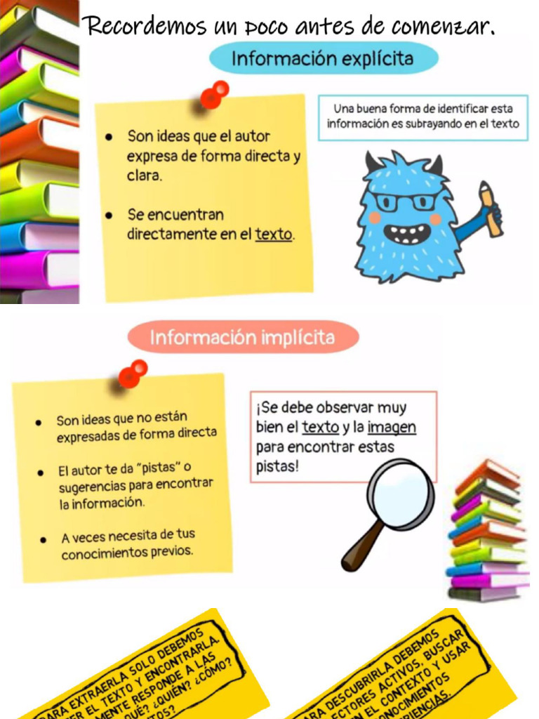 Información Implícita y Explícita | PDF