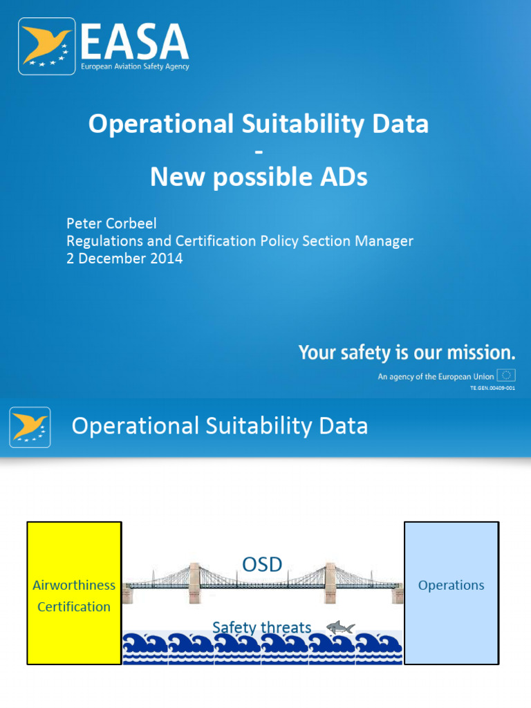EASA AD Workshop 2014 - 07 - OSD ADs | PDF