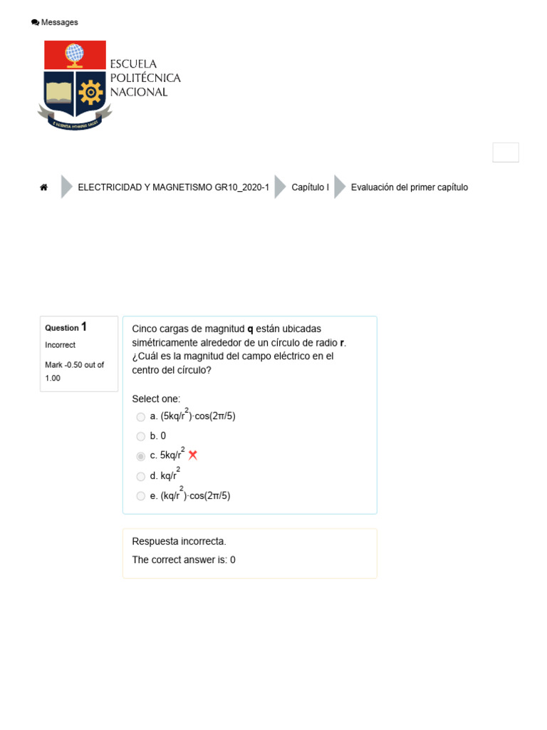 Evaluaciones Resueltas Electromagnetismo 2020A EPN | PDF | Ciencia de los Materiales ...