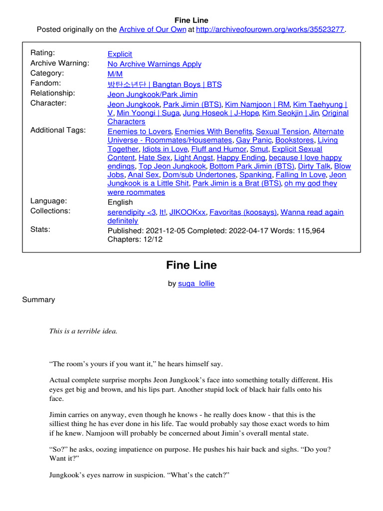 Fine Line | PDF
