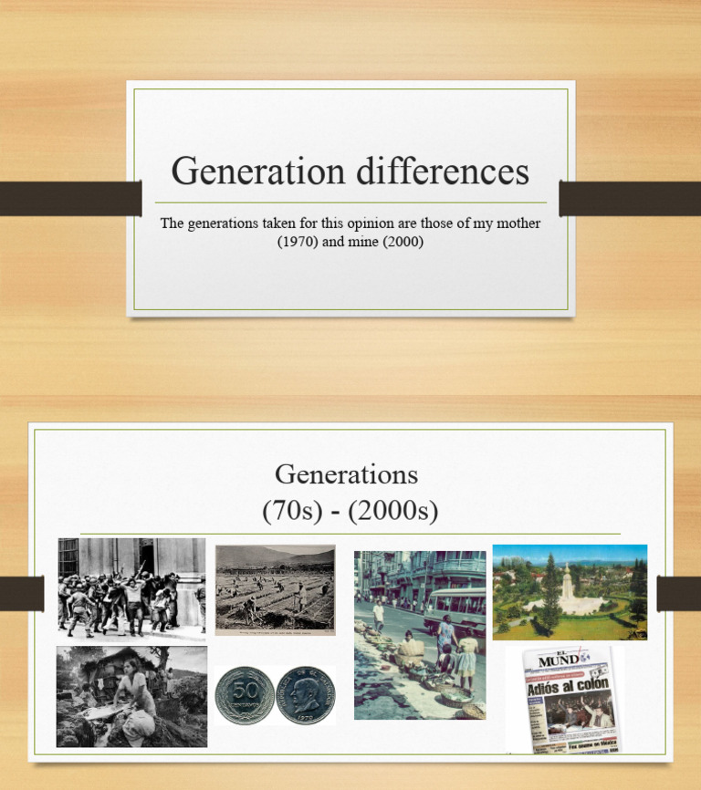 Generation Differences | PDF
