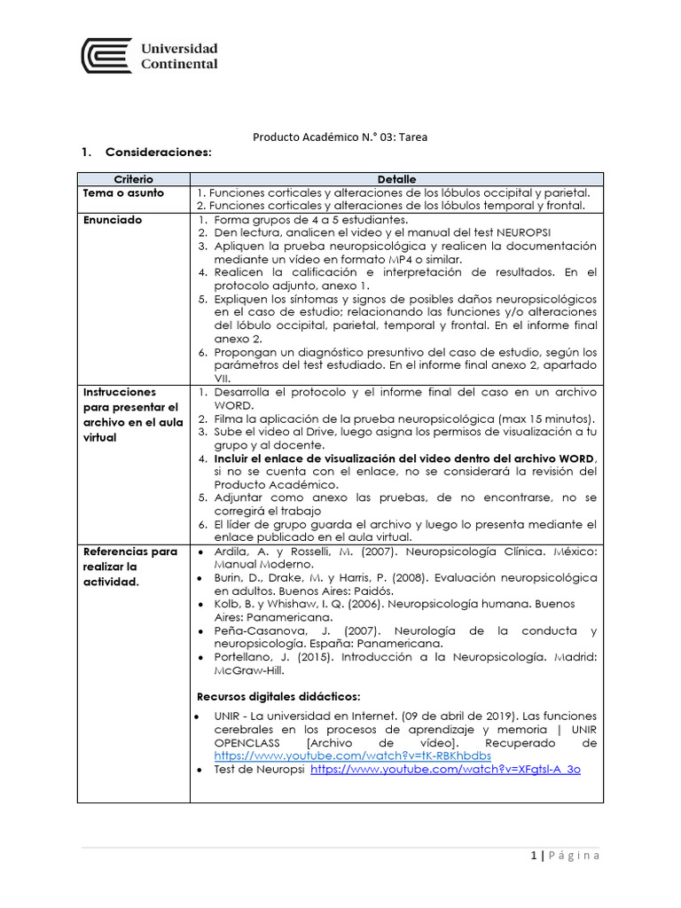 PRODUCTO ACADÉMICO 3 Final | PDF