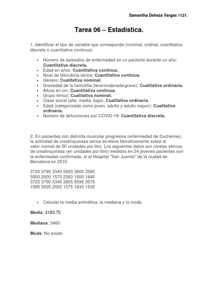 Tarea 06 S.P | PDF