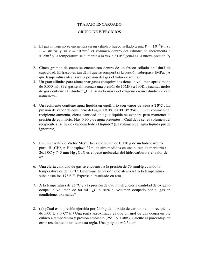 Lol | PDF | Gases | Presión