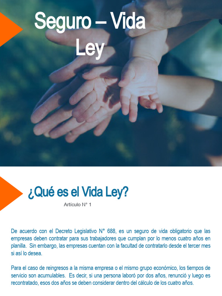 Seguro Vida Ley Coberturas | PDF