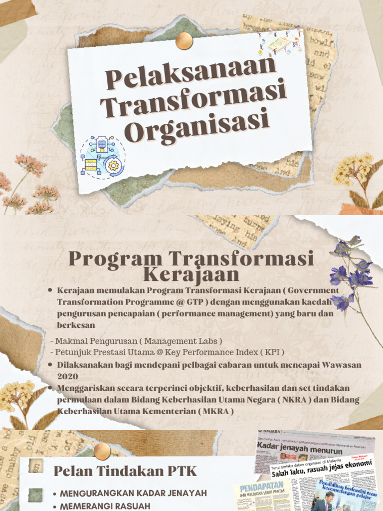 Pelaksanaan Transformasi Organisasi | PDF