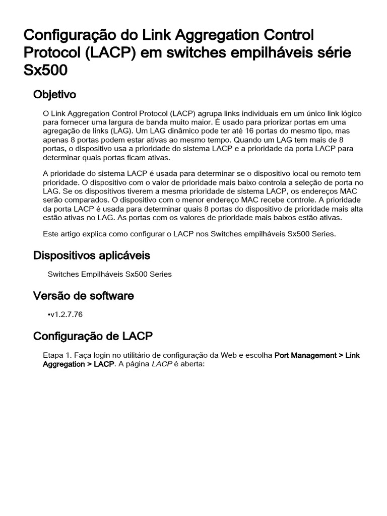 smb3088-link-aggregation-control-protocol-lacp-configuration-on-sx50 | PDF