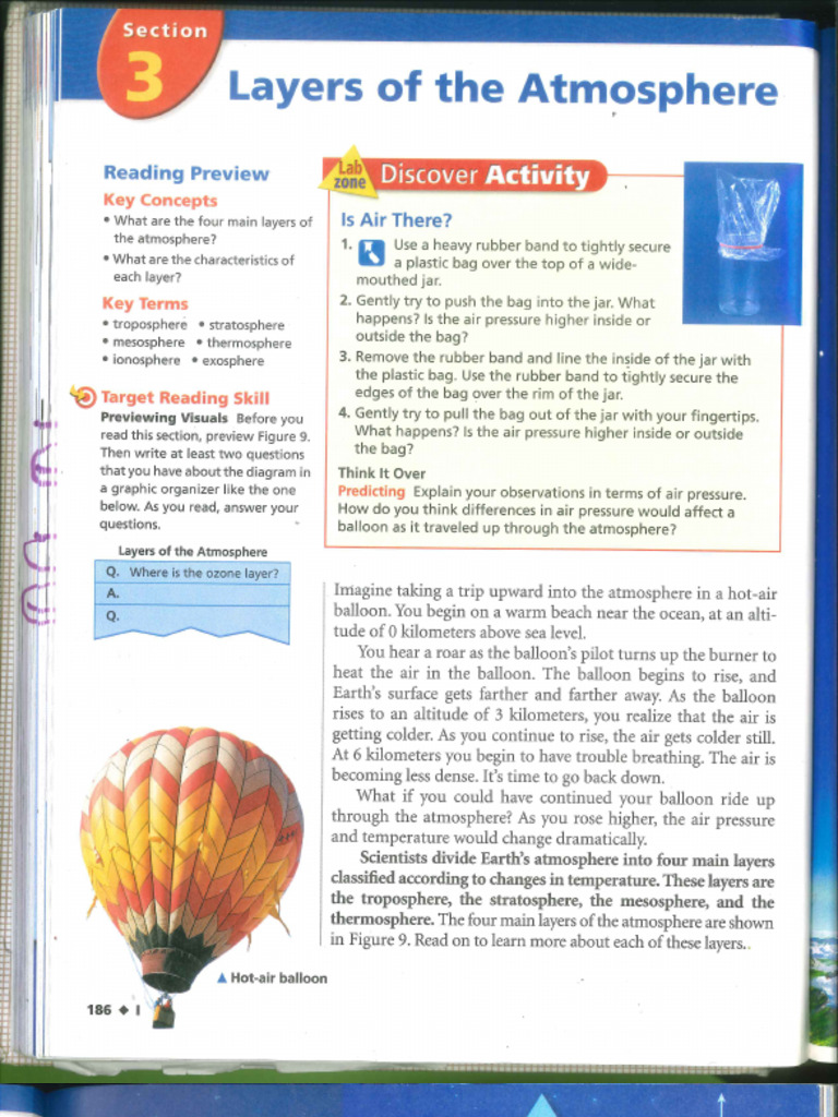 Section 3 Layerofthe Atmosphere | PDF