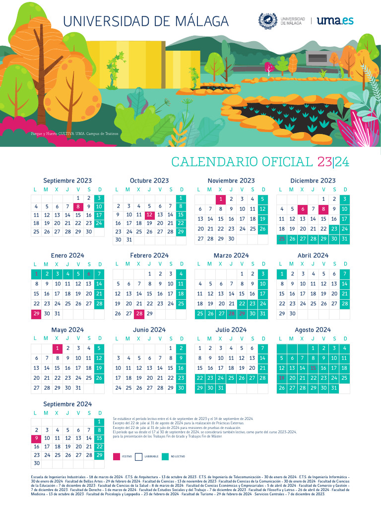 Calendario Completo UMA 23-24 | PDF