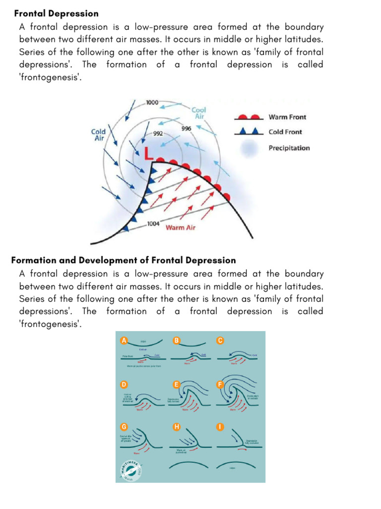 Frontal Depression | PDF | Weather | Climate